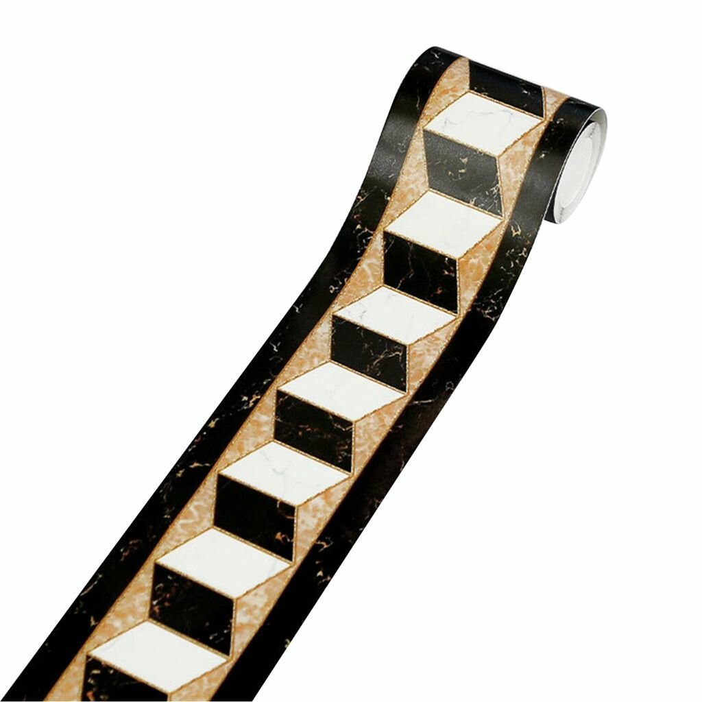 Самоклеящаяся водонепроницаемая наклейка на линию талии для ванной комнаты длиной 5 м-005