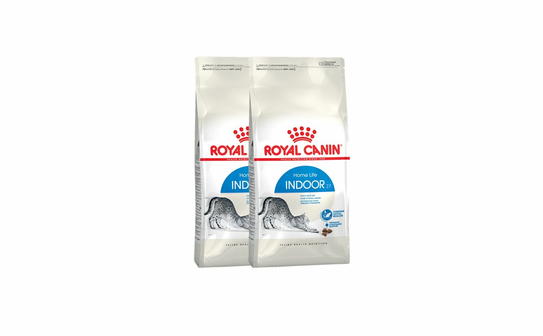 Royal Canin Indoor сухой корм для взрослых кошек, живущих в помещении - 400 г х 2 шт.