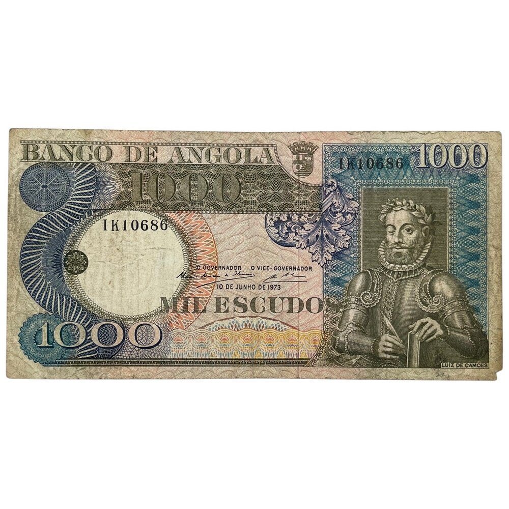 Ангола 1000 эскудо 1973 г. (Серия IK)