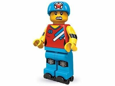 Конструктор LEGO Minifigures 71000 Series 9 Девушка на роликах / Roller Derby Girl (col09-8)