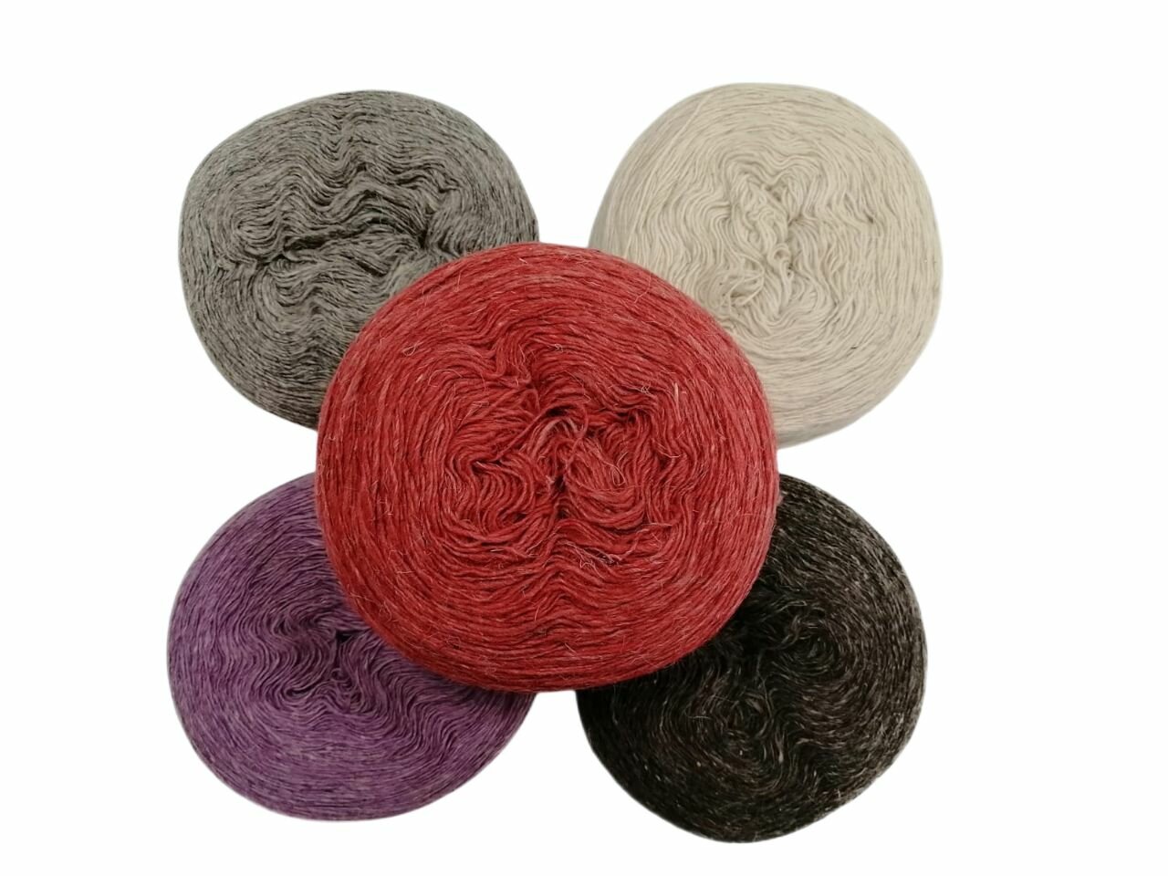 Набор пряжи "Меринос в таблетках" 5 шт ассорти