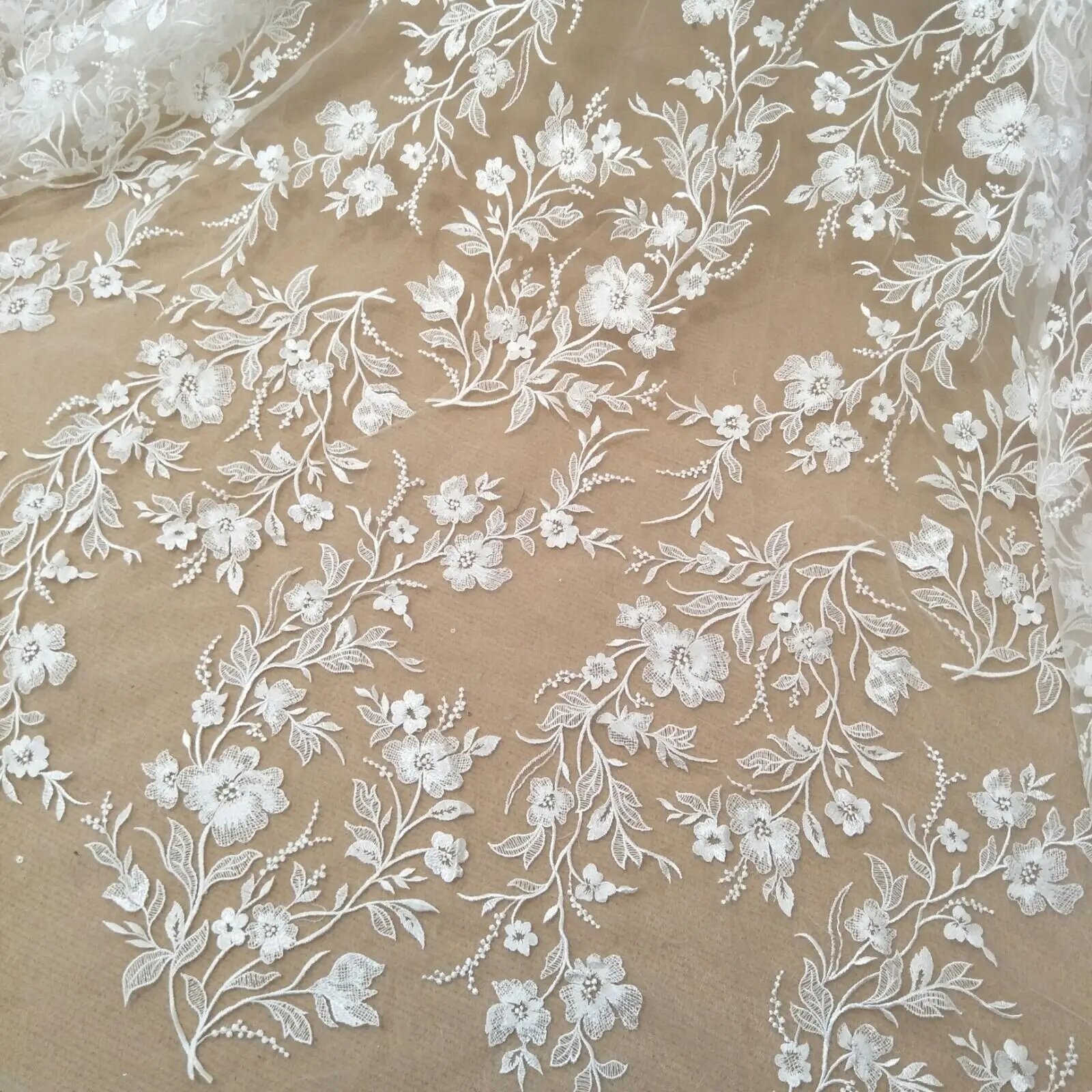 Кружевная ткань вискоза/нейлон 130см