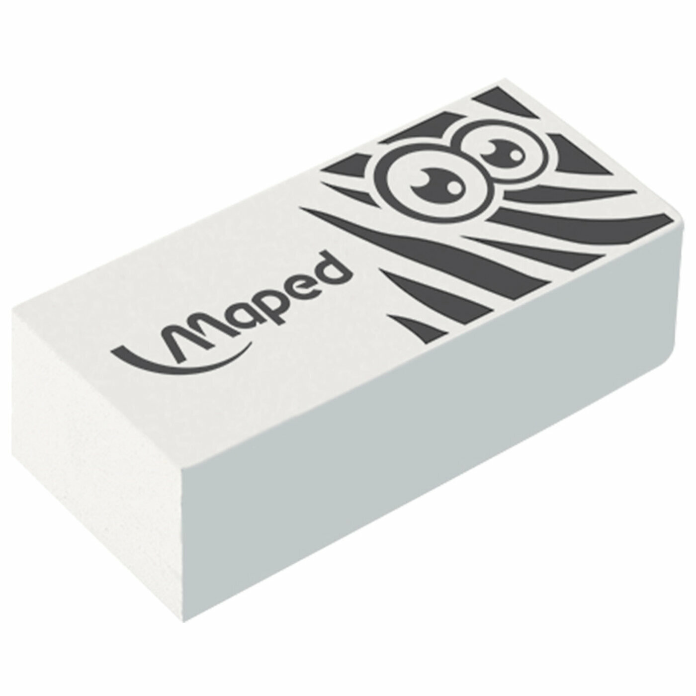 Ластик Maped "Pulse Technic Mini", 39х18х12,5 мм, белый, прямоугольный, синтетический каучук (113050)