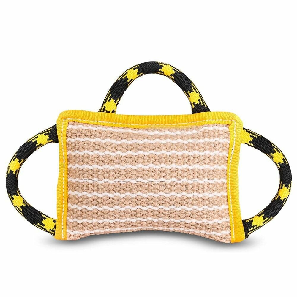 2025 Подушка-ухватка для дрессировки собак из джута с тремя ручками