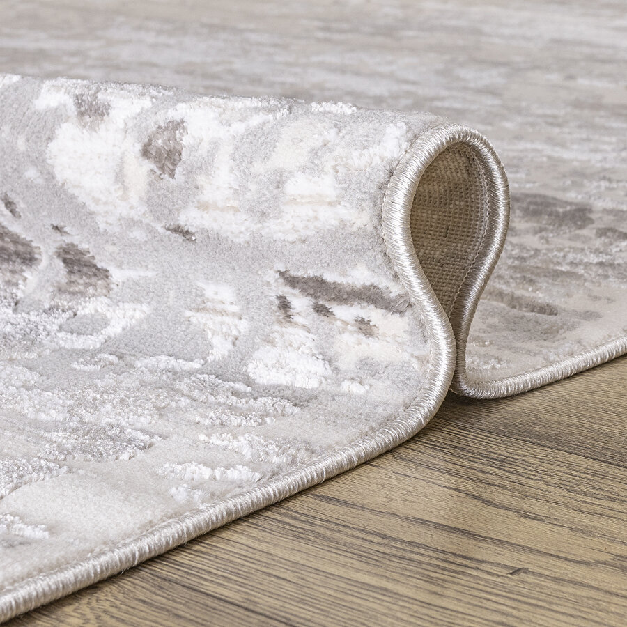 Ковер, Овал, Бежевый, Серый, Коричневый, Золотисто-жёлтый, Современный, на пол, в гостиную, спальню, в ассортименте (200 см. на 400 см.)