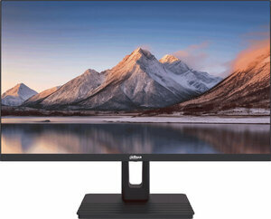 Монитор Dahua Монитор LCD 23.8' 16:9 2560х1440(WQHD) IPS, nonGLARE, 100 Hz, 300 cd/m2, H178°/V178°, 1200:1, 16.7M, 5ms, HDMI, DP, Tilt, 3Y, Black