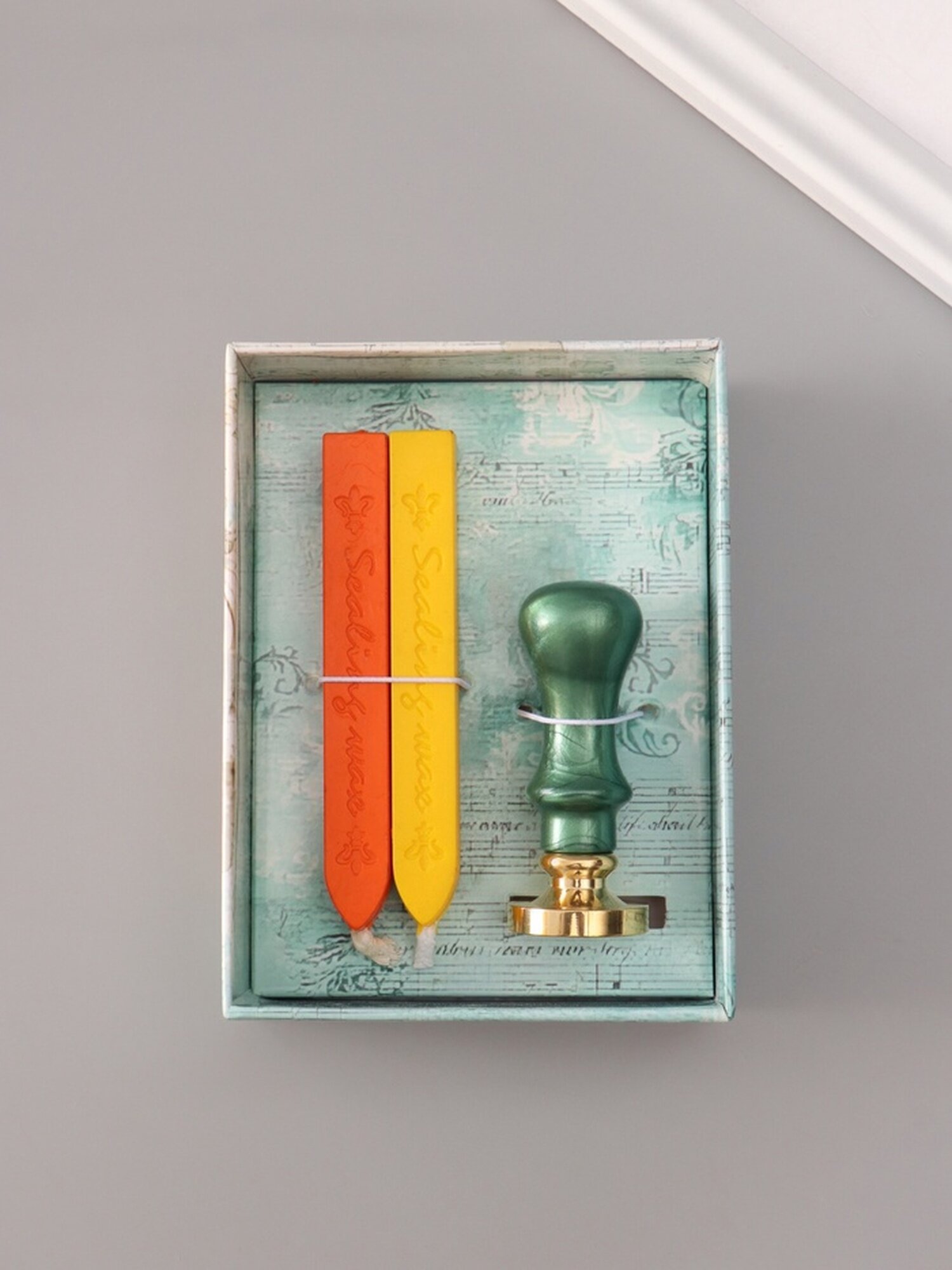 Подарочный набор для сургучной печати «Дракон», печать, ручка, сургуч, 12.5×10×3.6 см