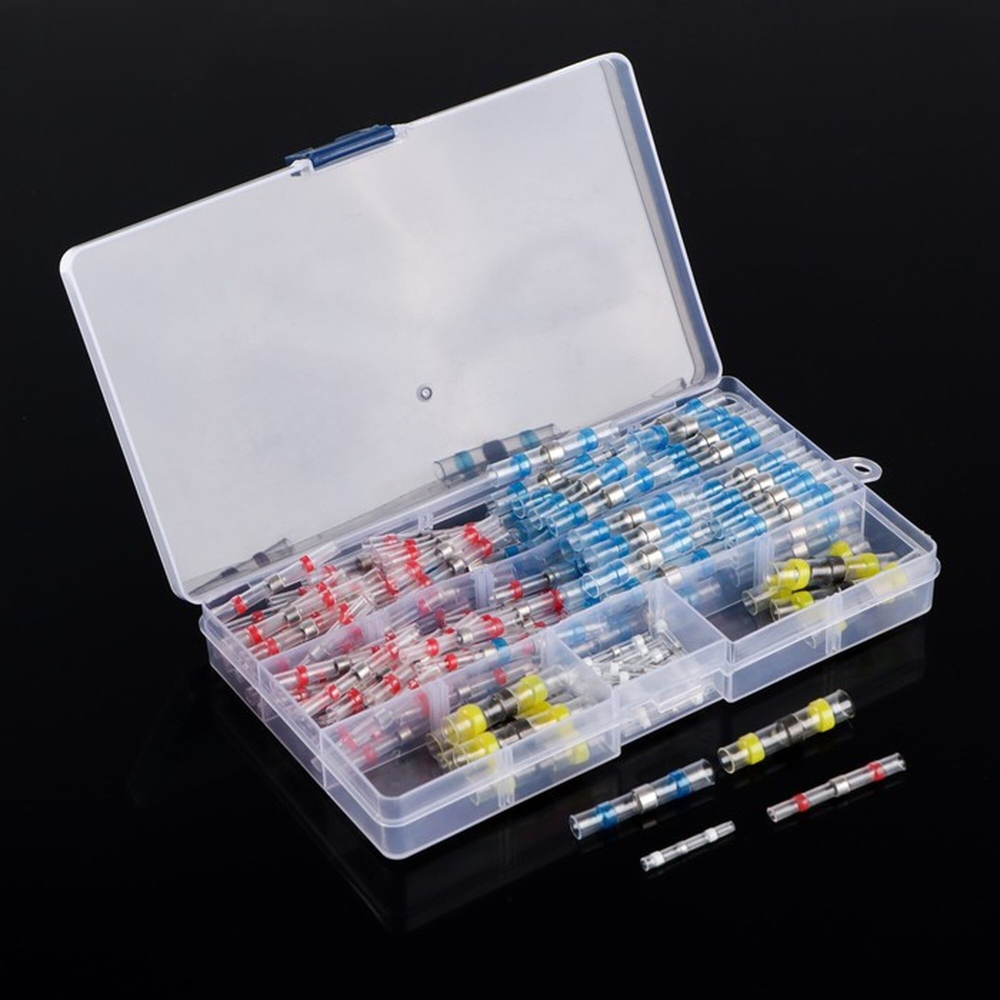 Трубка термоусадочная Сима-ленд, полиолефин, набор 150 штук, в кейсе