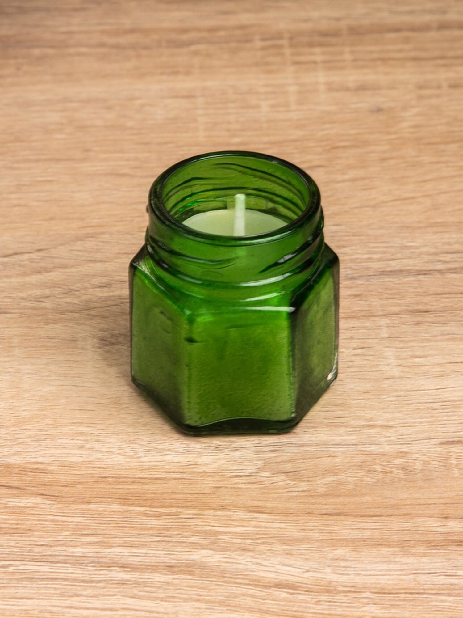 Свеча вотивная в стеклянной баночке, 100 г, сандаловое дерево