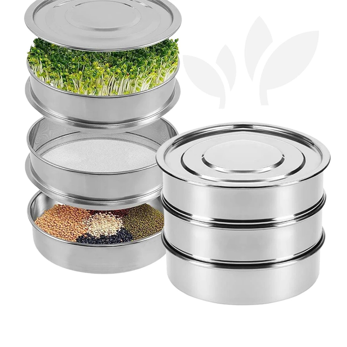 Набор для проращивания семян из нержавеющей стали