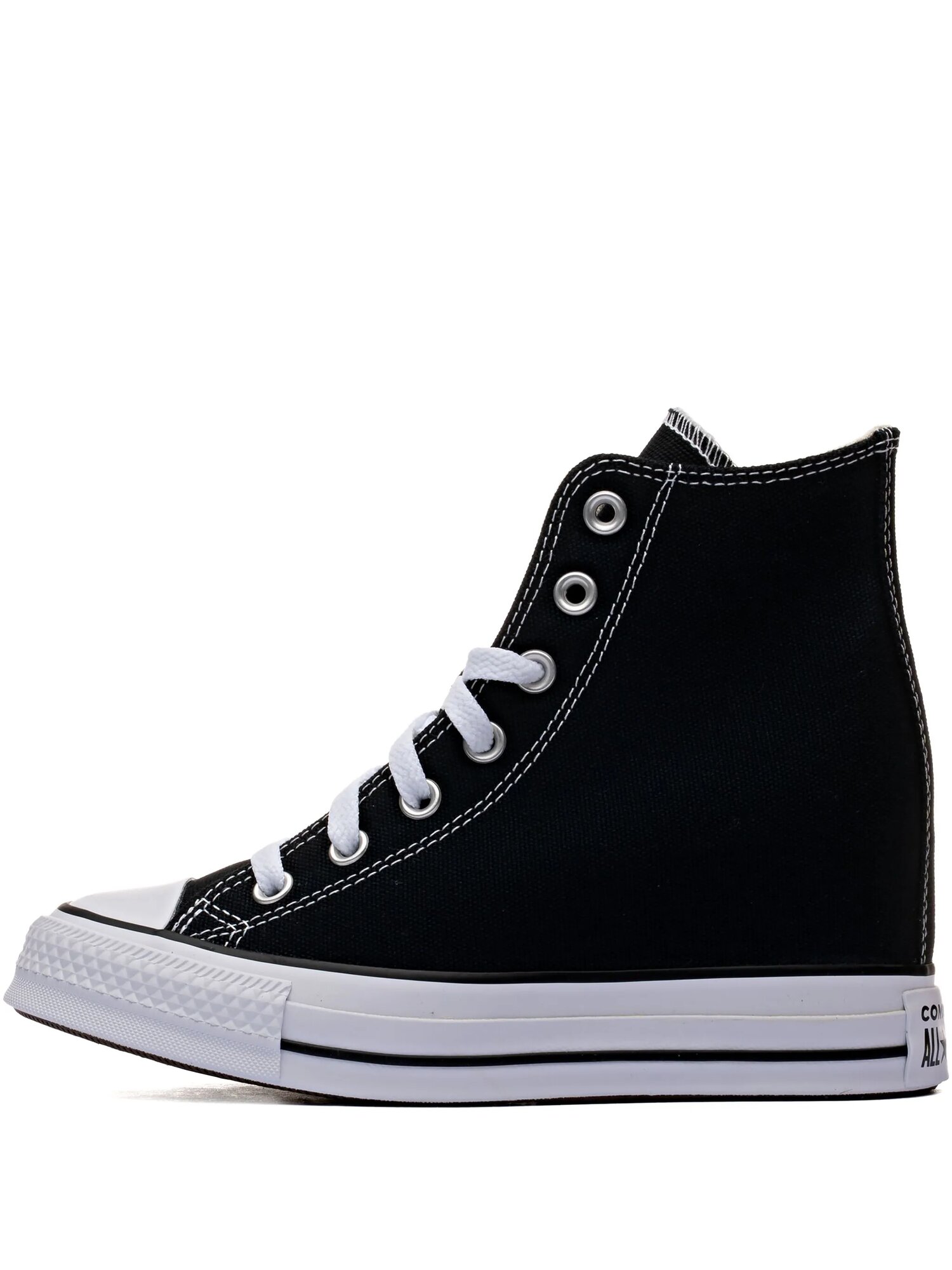 Кроссовки Chuck Taylor All Star Wedge Platform Hi Black White