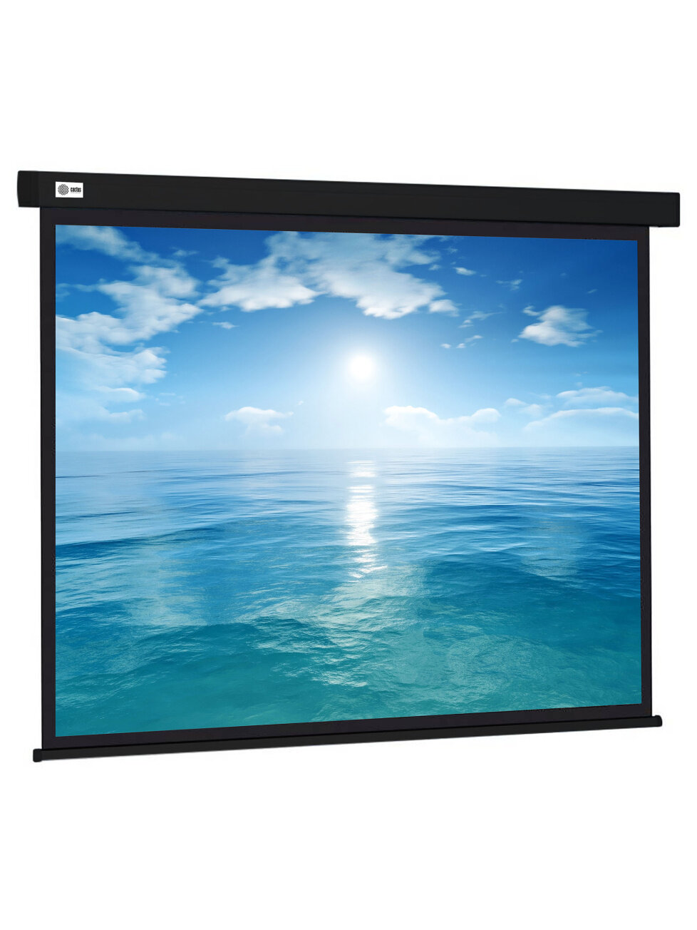 Экран Cactus Wallscreen CS-PSW-104X186-BK черный, размер экрана 104.6x186см, формат 16:9, настенно-потолочный, рулонный