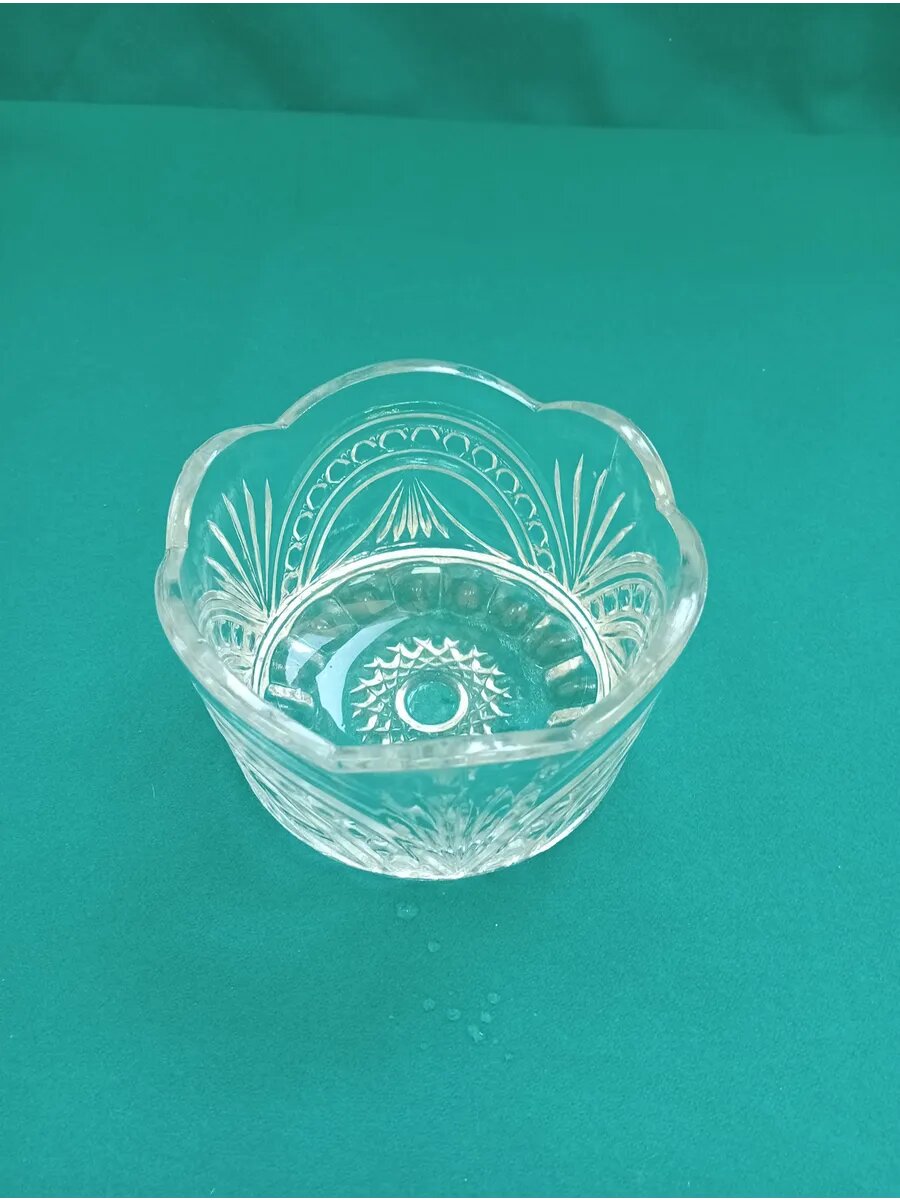 Конфетница, сахарница времён СССР, Винтаж, хрусталь