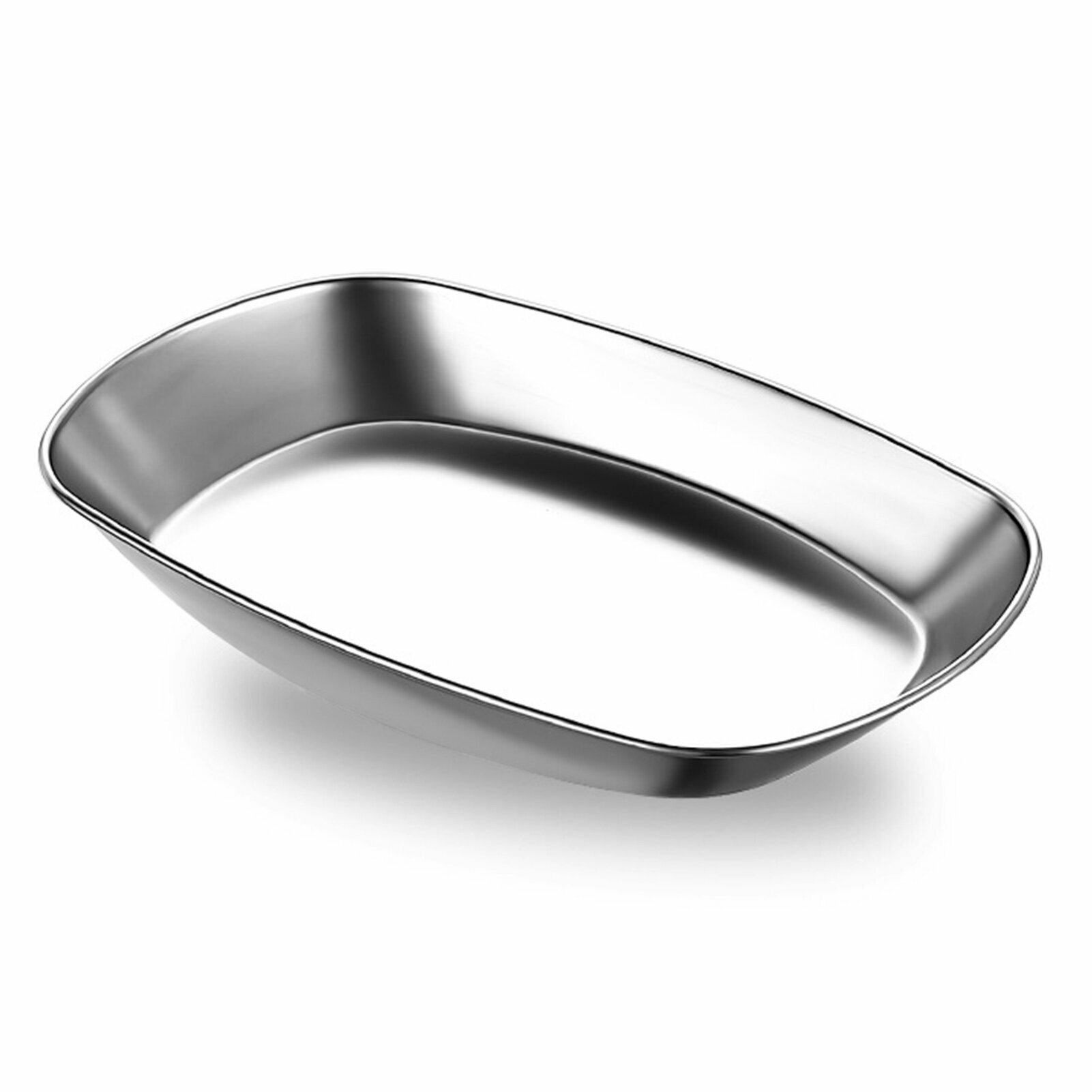 Сервировочные тарелки из нержавеющей стали, диаметр 10 дюймов, обеденные тарелки, металлические тарелки для кемпинга, барбекю, закусок, матовый серебристый цвет.