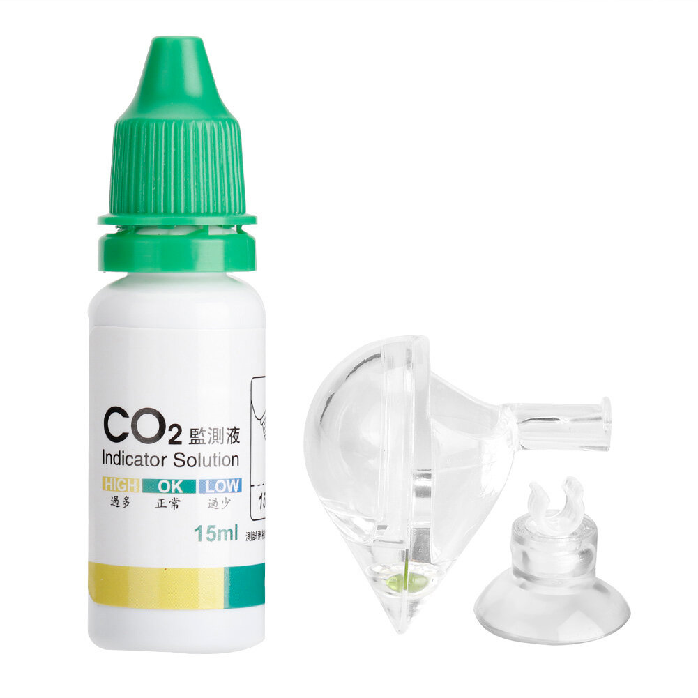 Aquarium CO2 Monitor, Monitor Glass Drop Checker Detector Co2 Checker, Tester for Fish Tank
