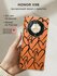 Чехол на Honor X9b / Хонор X9B с принтом "Hearts doodle black 1"