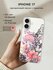 Чехол на Apple iPhone 17 / Айфон 17 с принтом "Лиловые полевые цветы", прозрачны...