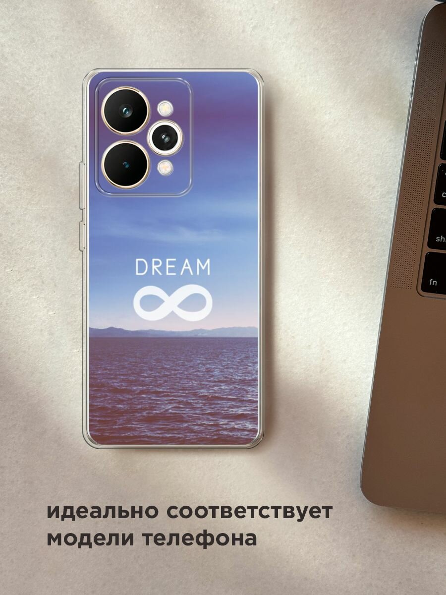 Чехол на Realme 15 Pro / Реалми 15 Про с принтом "Dream бесконечность" — фото 1