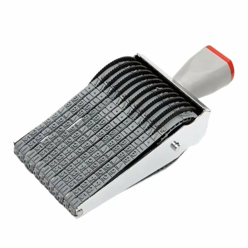 Регулируемый штамп для букв и цифр