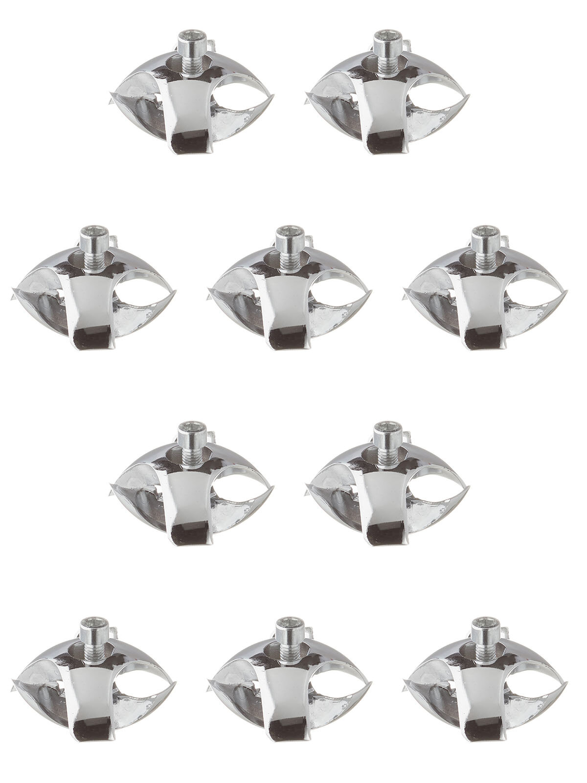 Держатель краб для трех труб к системе Joker d25 мм хром (10 шт.)