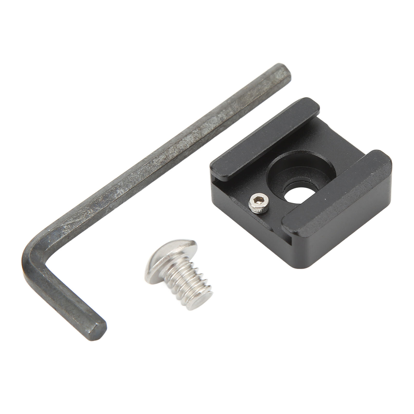 Холодный адаптер адаптер алюминиевый сплав Универсальный кронштейн расширения холодной обуви с 1/4 -дюймовым отверстием для камеры клетки