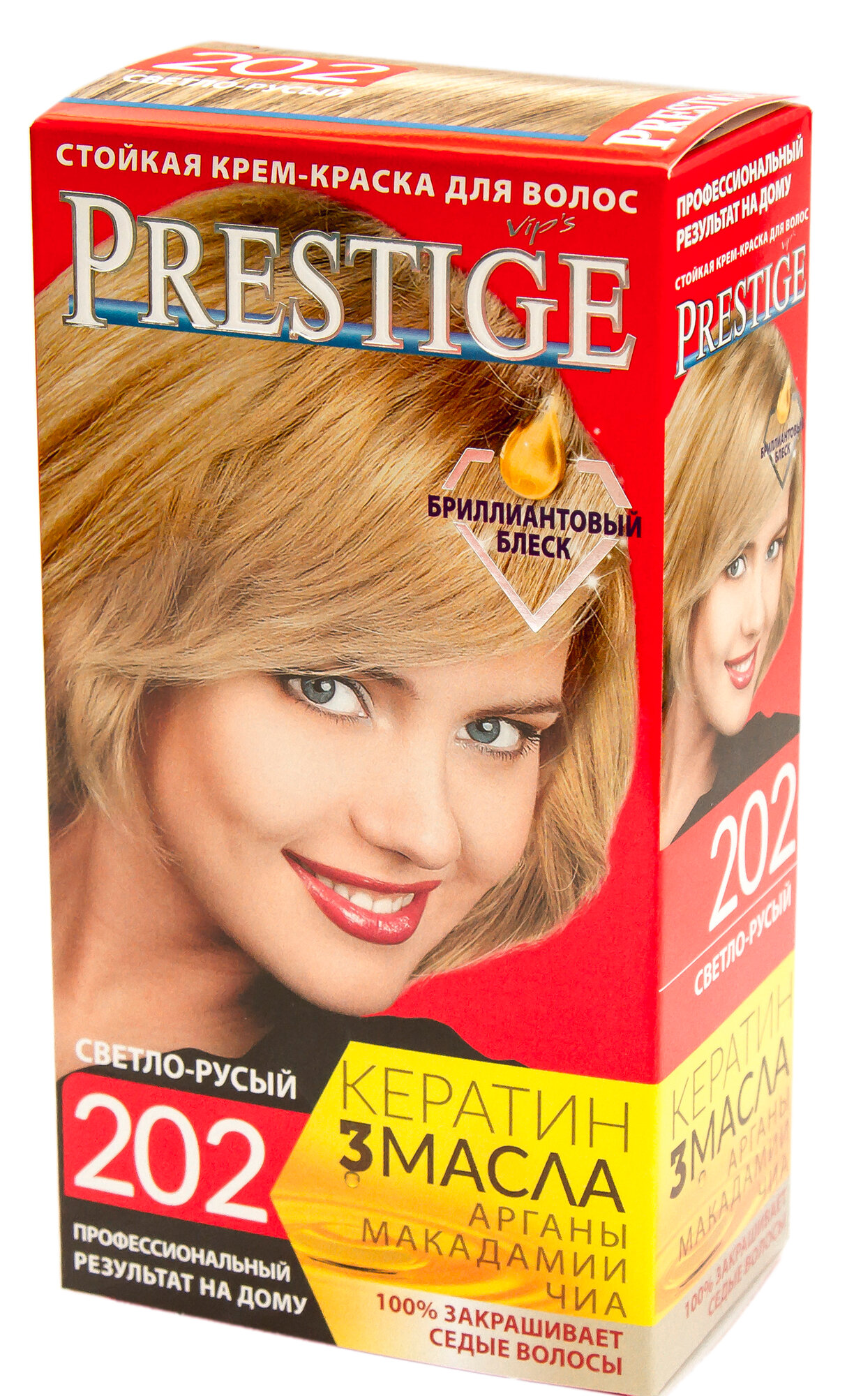 PRESTIGE стойкая крем-краска PRESTIGE для волос 202-светло-русый