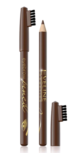 Eveline Eyebrow Pencil Контурный карандаш для бровей со специальной щеточкой 4,9 г. коричневый