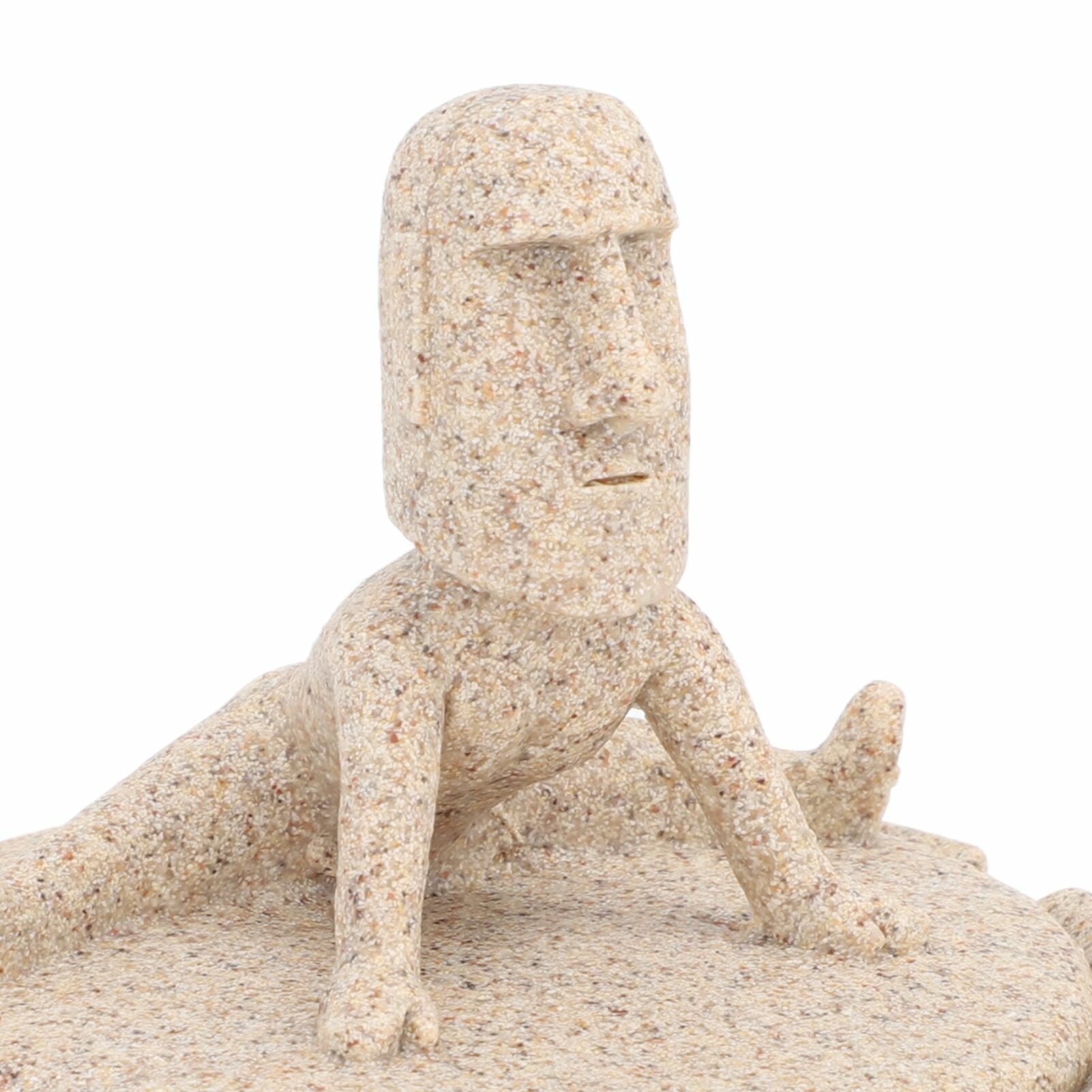 Статуя Моаи на острове Пасхи, декоративная пепельница в стиле Моаи, домашний декор, настольное украшение с крышкой