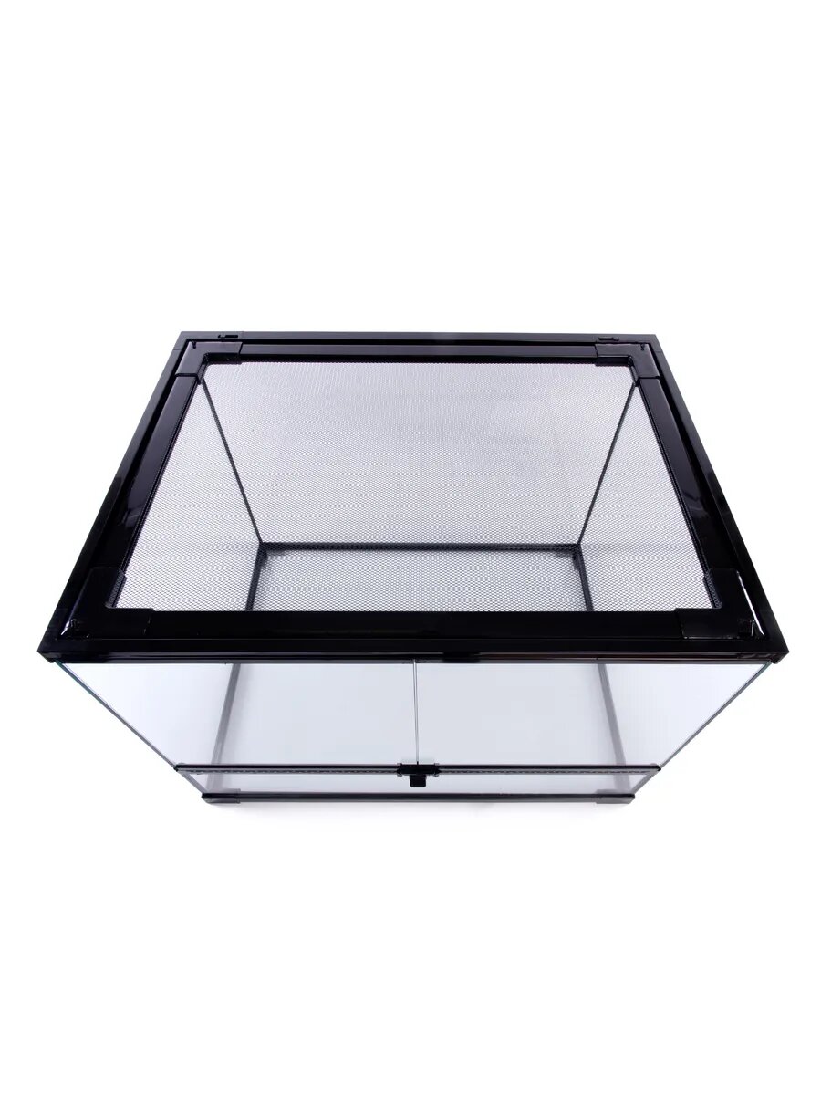 Террариум стеклянный c двумя дверцами