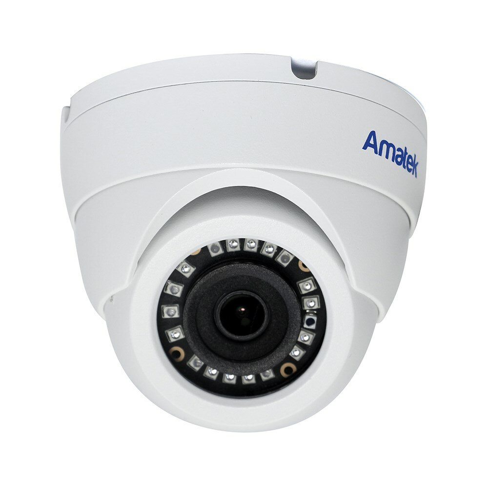 AC-HDV502S (2,8) Amatek Антивандальная купольная мультиформатная MHD видеокамера, объектив 2.8, 5Мп, Ик