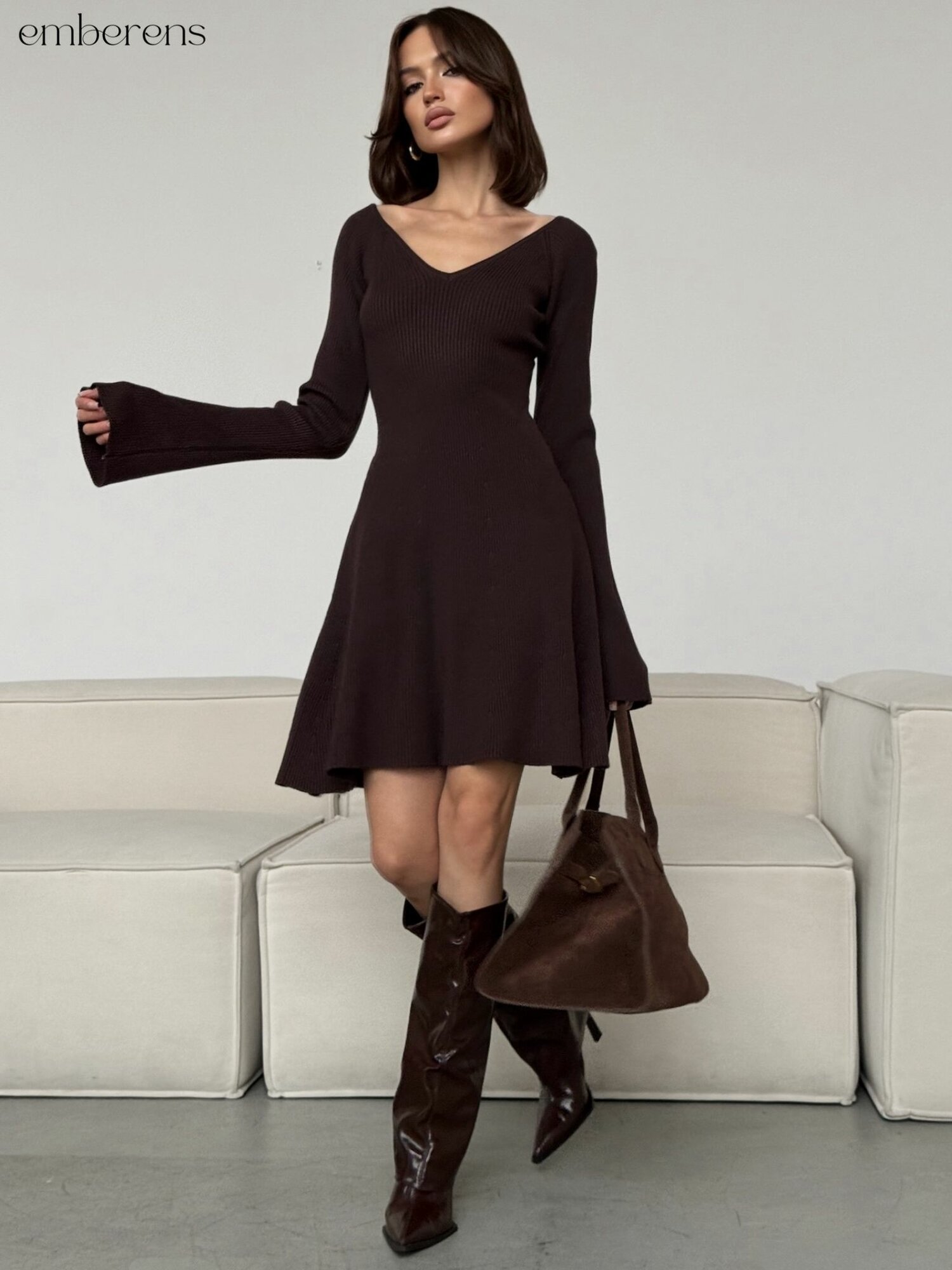 Платье Осень-зима 2025