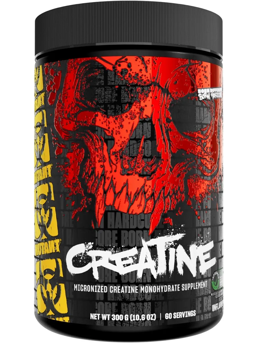 Креатин Mutant 300 г (моногидрат), порошок 300 г, 60 порций