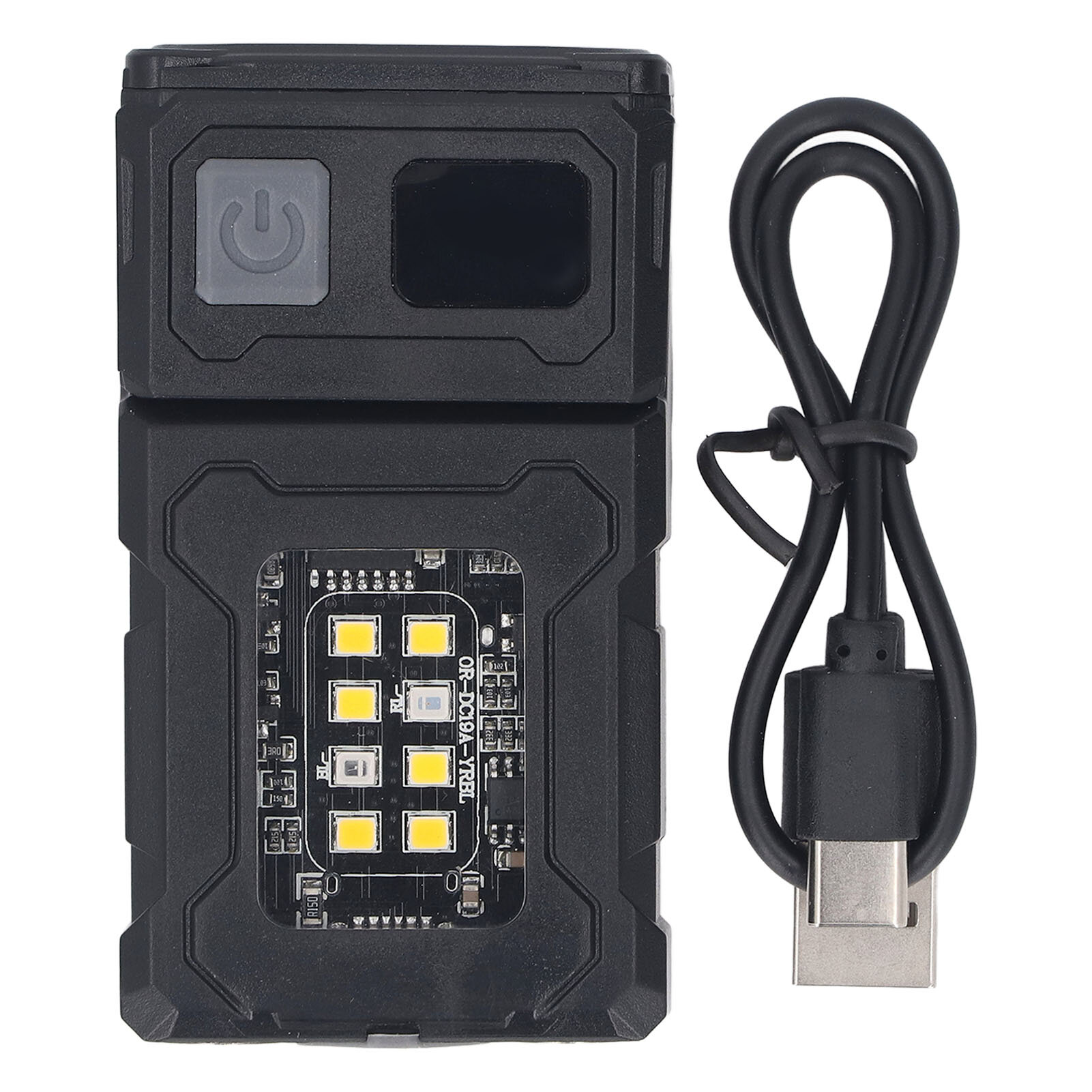 Фонарик COB светодиодный магнитный USB перезаряжаемый с высокой яркостью головка лампы вращающийся портативный фонарик COB для ремонта