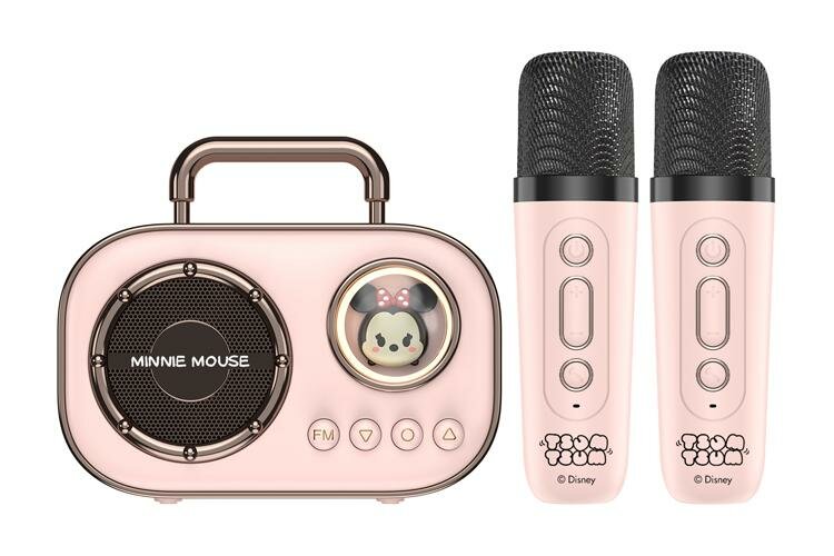 Bluetooth-колонка Disney Dual Band шумоподавляющая с двумя микрофонами, pink minnie-double, длительн
