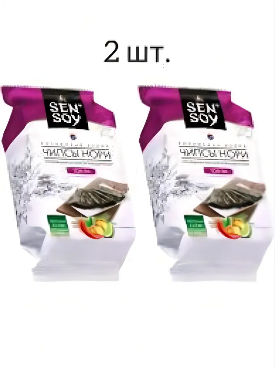 Чипсы 2 пачки по 4,5 гр морские нори том ям