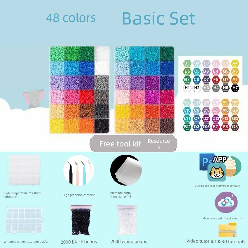 Набор для создания бусин 2,6 мм, полный комплект, набор для заправки бусин Fusion, набор инструментов Mard, аналогичный