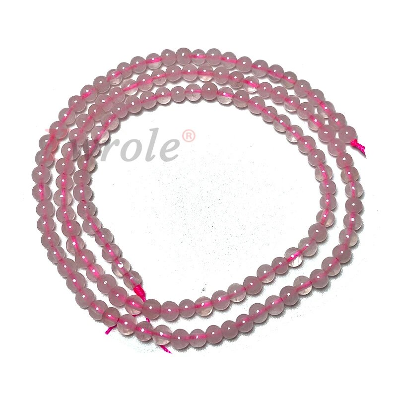 YWROLE Бусины из камня Лабрадорит Аметист Кварц 2 3 4 мм Розовый, 3mm about 120pcs, Rose quartz