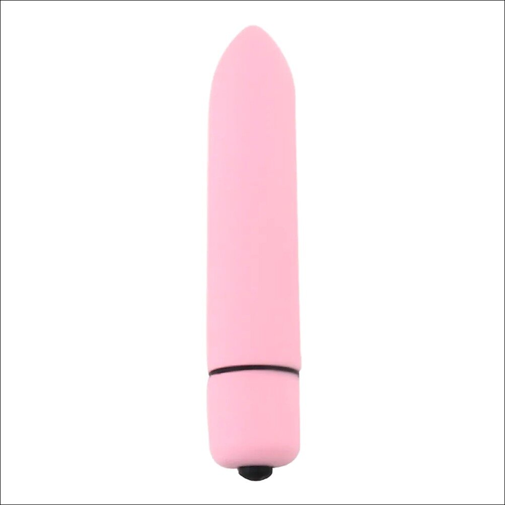 Вибратор-пуля 217213, десятичастотный, мини, ABS-пластик, портативный, розовый