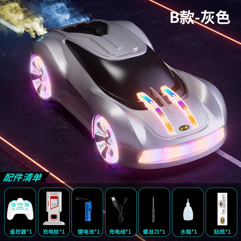 Новый концепт-кар с энергетическими технологиями, детская электрическая игрушка на дистанционном управлении, гоночный автомобиль для дрифта с распылением воды, автомобиль на дистанционном управлении 2.4G.