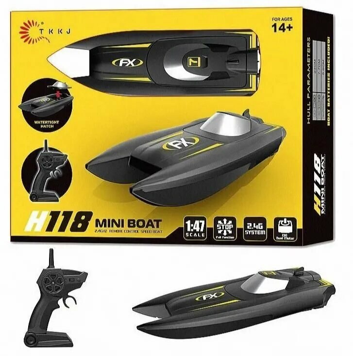 Катер на радиоуправлении / Лодка на пульте управления / Радиоуправляемый катер игрушка - H118