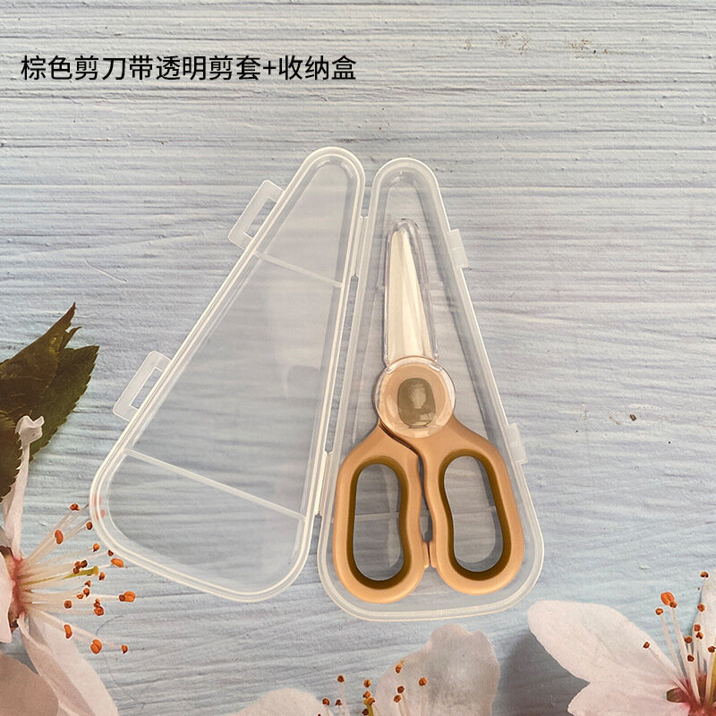 Керамические ножницы, детский нож для прикорма, керамическая ложка, портативный набор из четырех предметов, нож из циркония, ножницы для детского питания