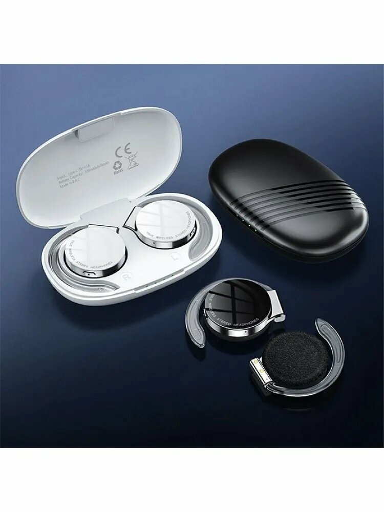 F2 TWS беспроводная Bluetooth-гарнитура, спортивные наушники-вкладыши, белая