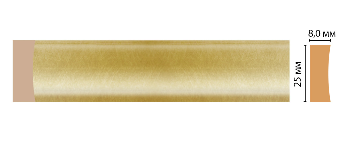 Молдинг Decomaster D046-374 В25хШ8хД2400 мм / Декомастер.