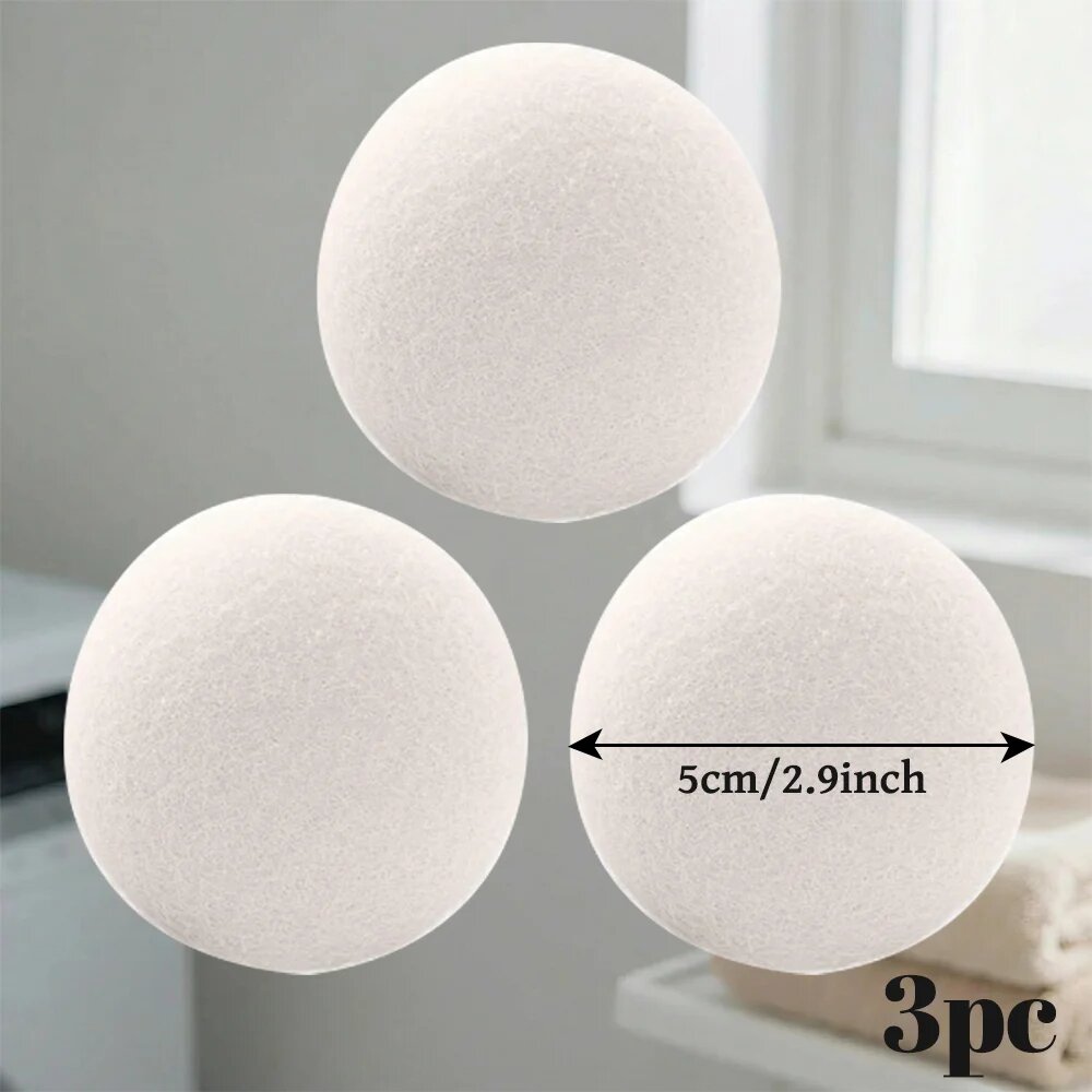 Волоконный шар для сушки белья 3pc