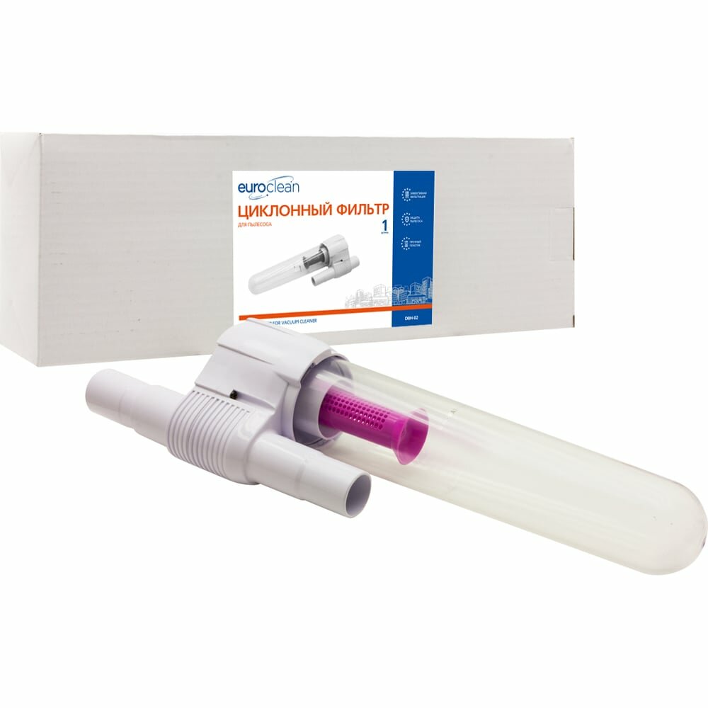 Универсальный циклонный фильтр для пылесосов EURO Clean EUR DBH-02