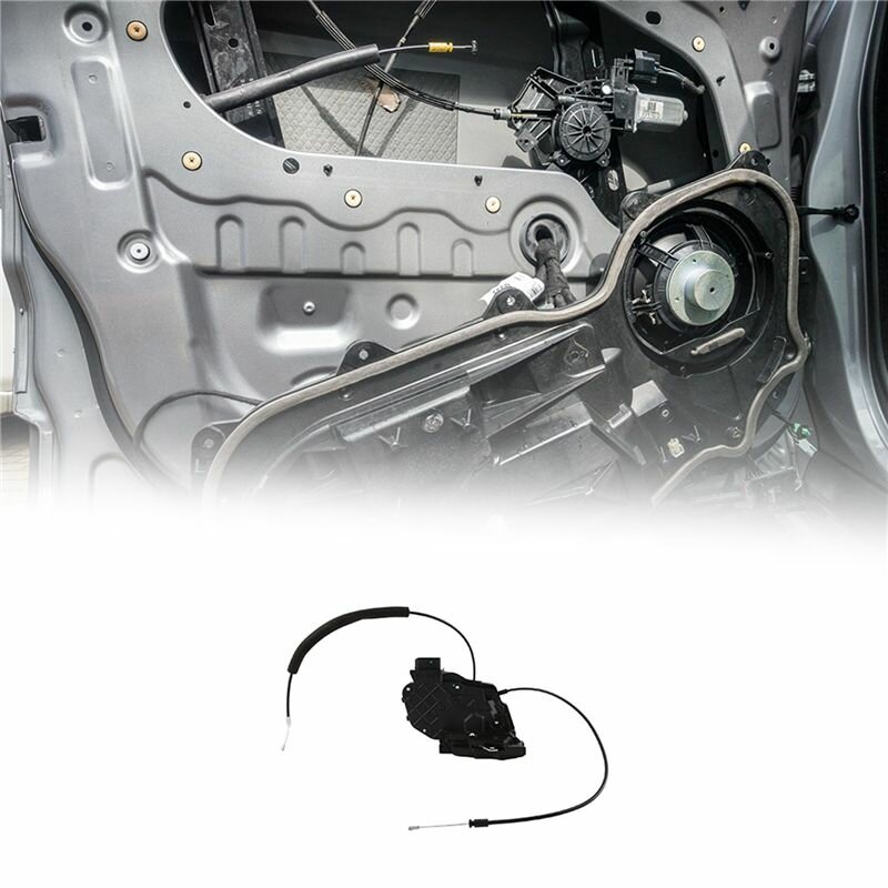 Привод замка двери передней левой для Mazda 3 BK 2004-2008 — прямая замена, разъём без резки, 100% №58-310/72-310