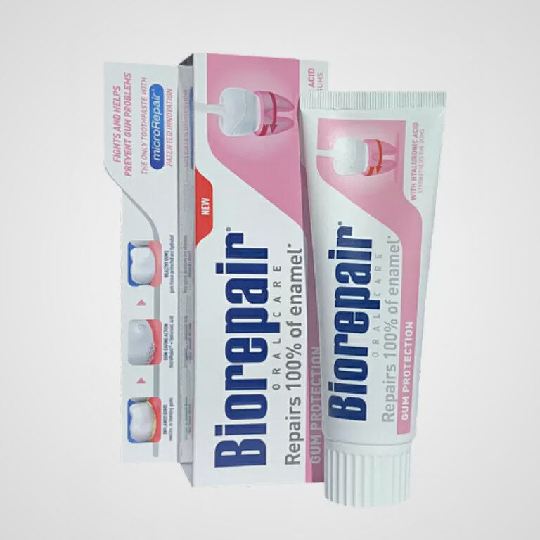 Зубная паста для защиты дёсен 75 мл BIOREPAIR Gum Protection Protezione Gengive Toothpaste Зубная паста 75 мл