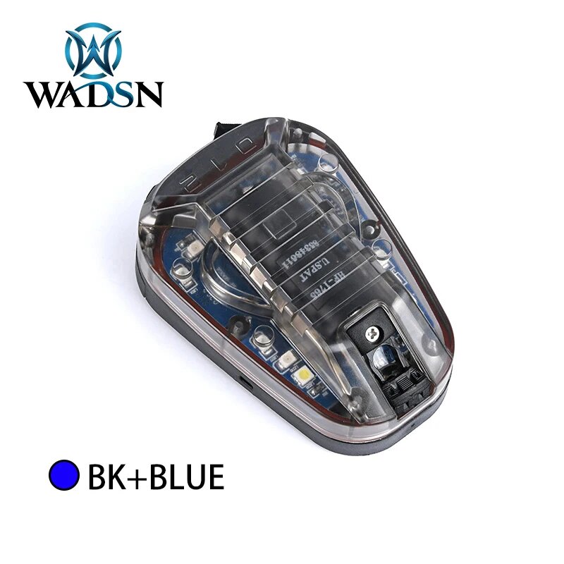 WADSN HEL STAR 6 GEN3 Спортивный шлем со световым сигналом Синий, BK Blue IR