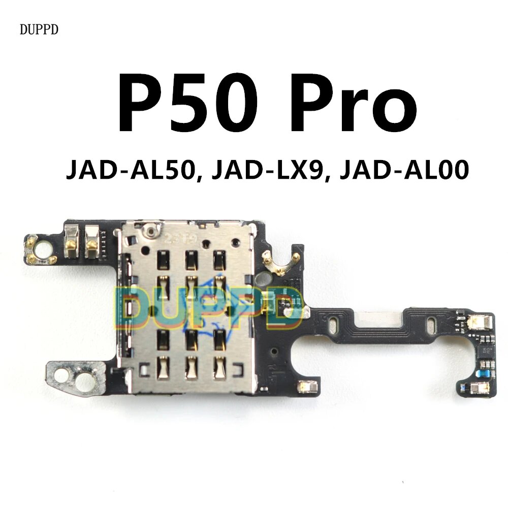 Для Huawei P50 Pro P50Pro держатель SIM-слота Концепционная плата Устройство чтения карт Микрофон Гибкий кабель Запасные части