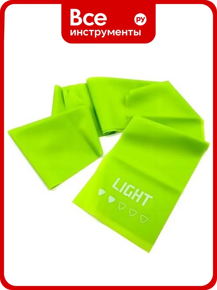 Ленточный амортизатор LivePro Latex Resistance Band низкое сопротивление, зеленый NL LP8415-S-GN 00-00-00